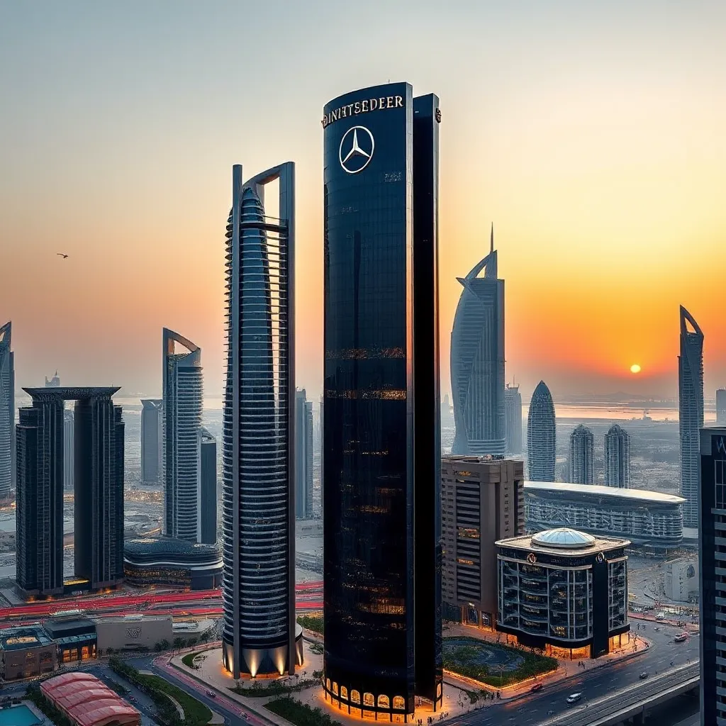 Binghatti Mercedes Tower: Dubai's Architectural Jewel